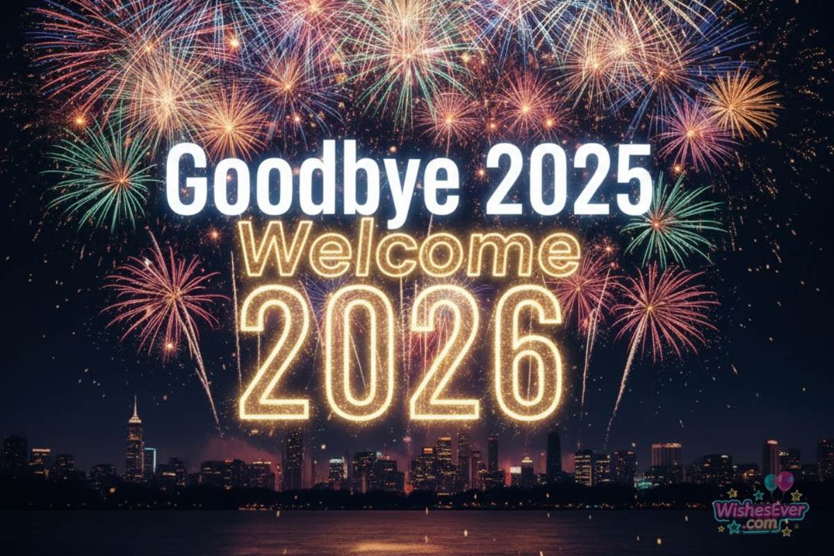 Goodbye 2025 Welcome 2026 Images – Beautiful Wishes, Greetings & HD ...