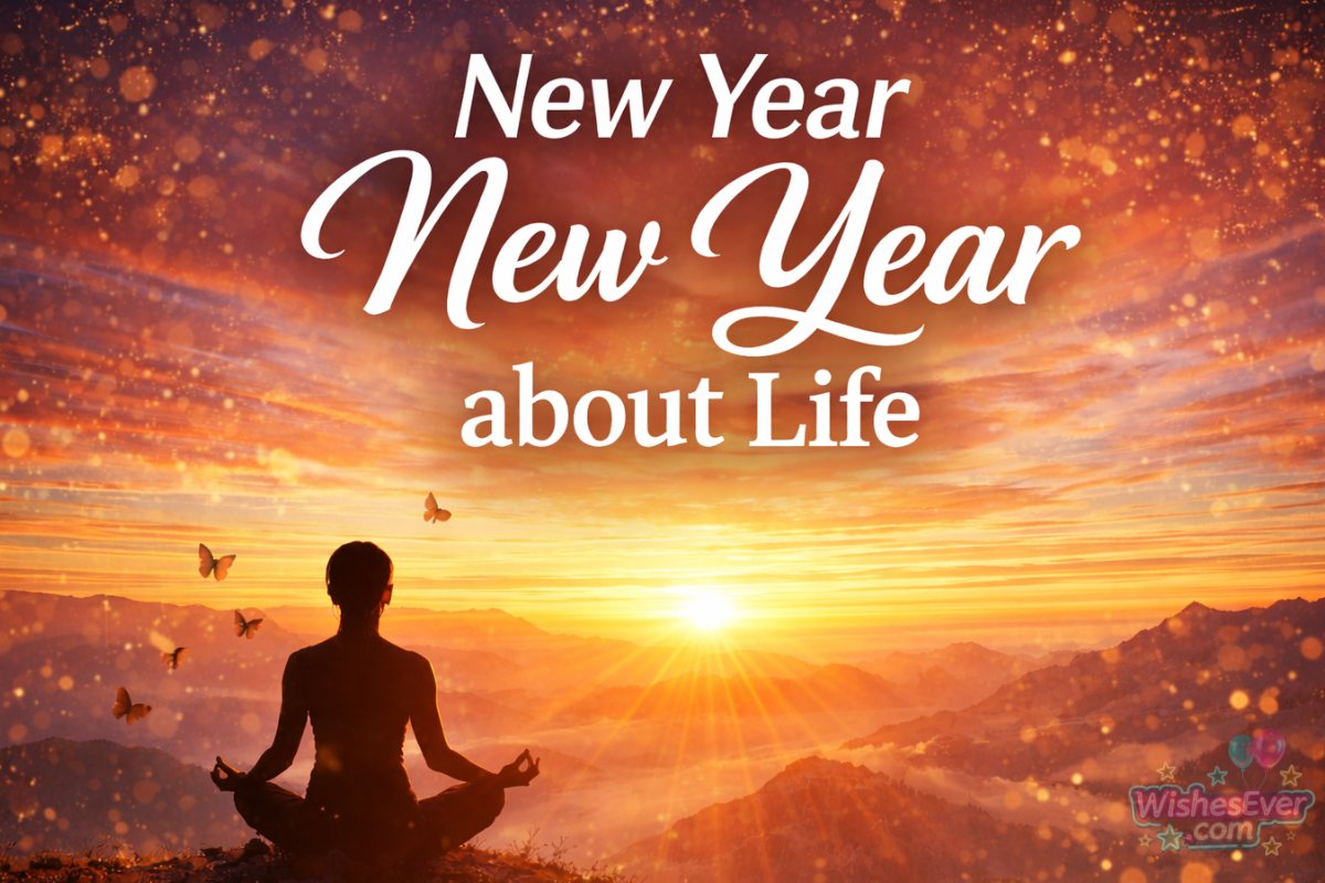 New Year Quotes About Life 2026 | Inspiring Life Wisdom - WishesEver.com