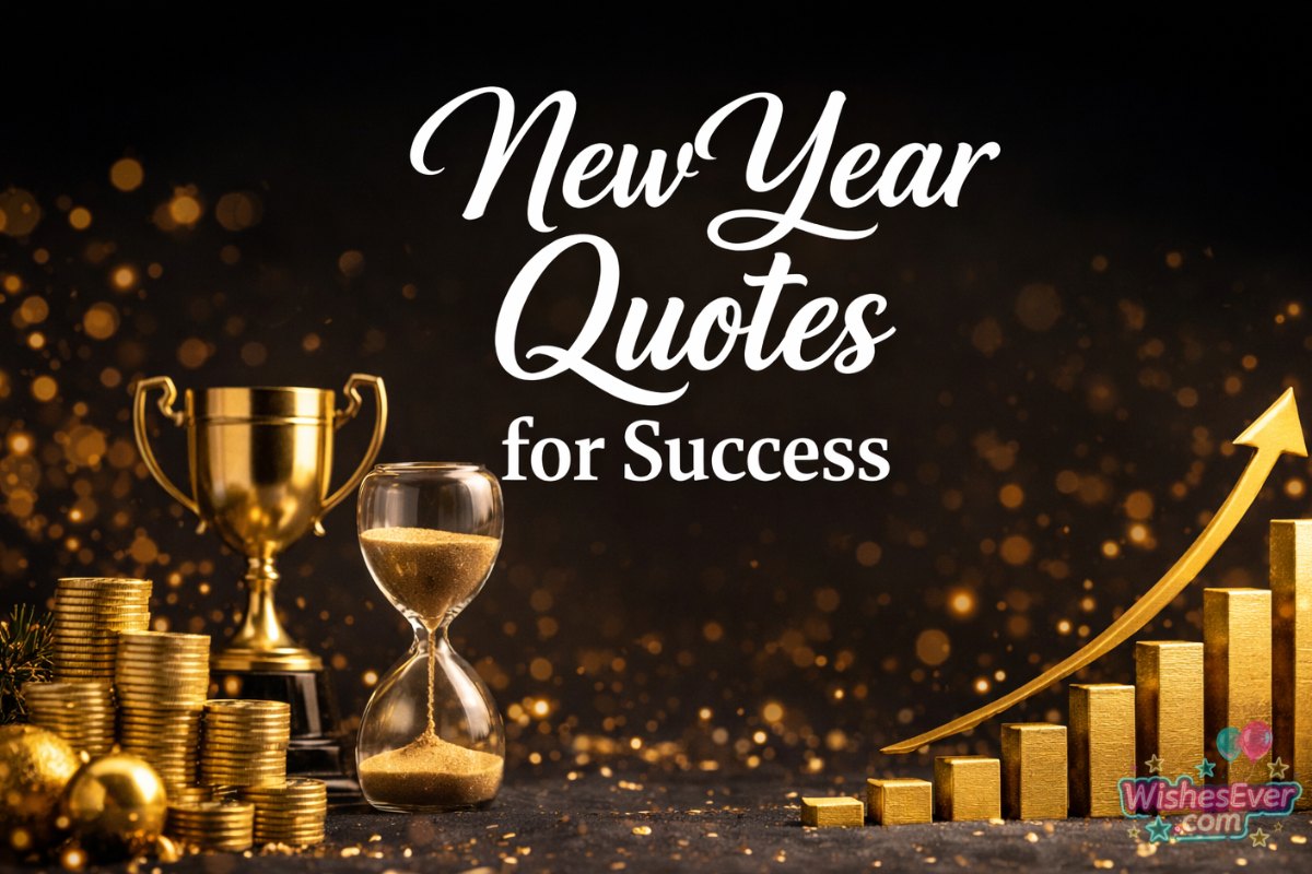 New Year Quotes for Success 2026 | Motivation & Growth - WishesEver.com